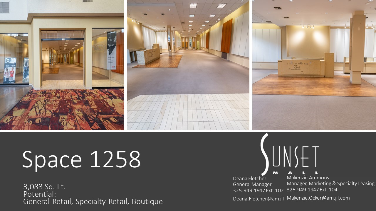 Sunset Mall Prime Available Space | Sunset Mall
