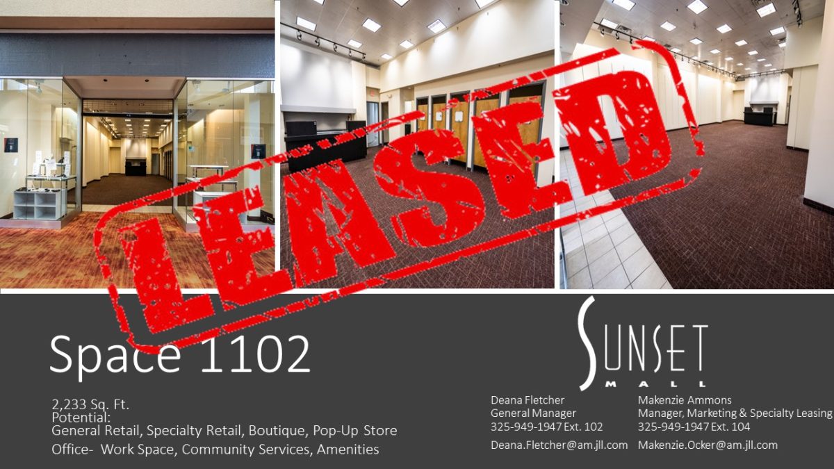 Sunset Mall Prime Available Space | Sunset Mall